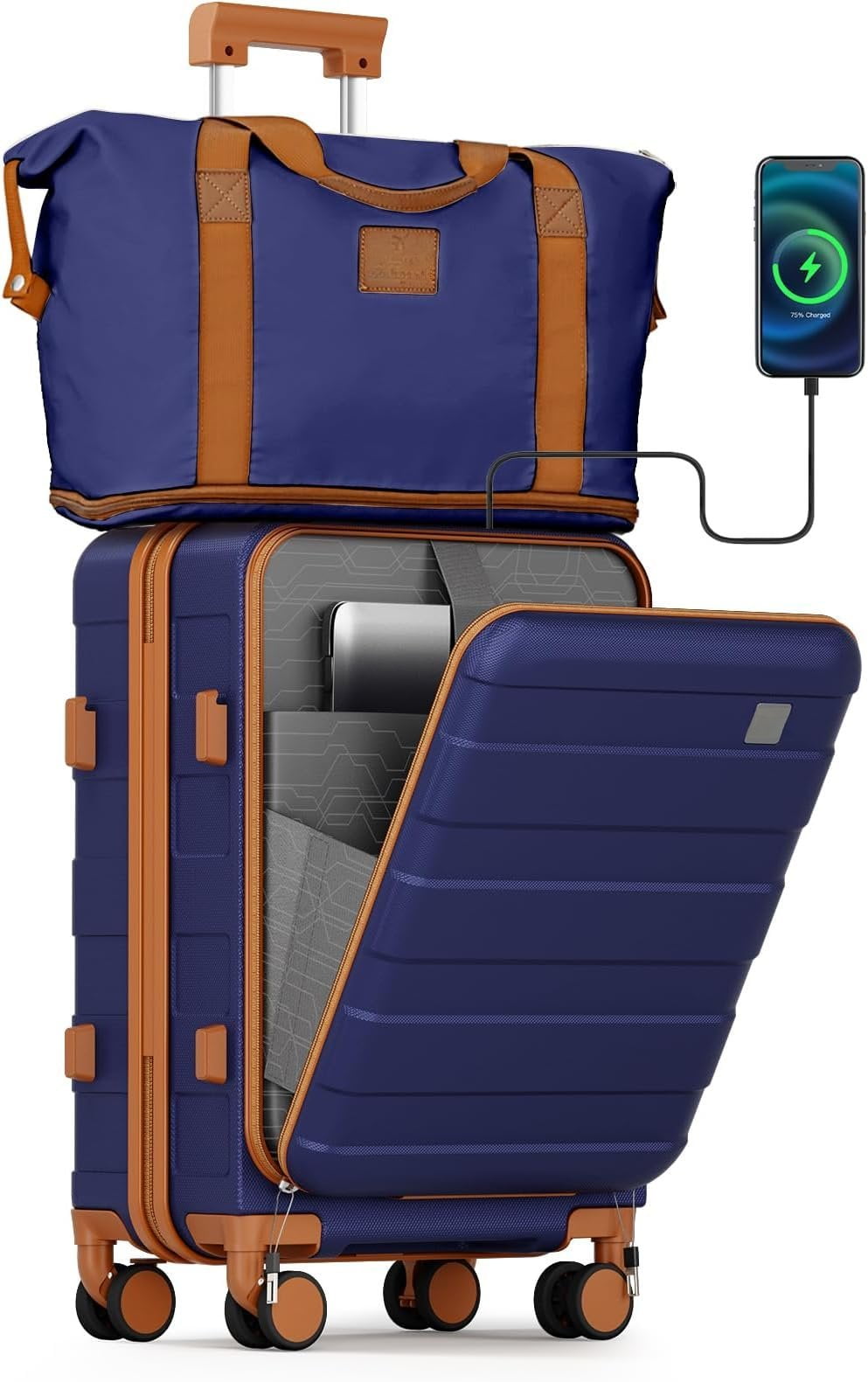 Carry on Luggage Airline Approved with TSA Lock, Hard Shell 20 Inch ...