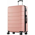 Carry on Luggage, Hard Shell ABS Suitcase with Double Spinner Wheels ...