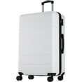 Carry on Luggage, Hard Shell ABS Suitcase with Double Spinner Wheels ...
