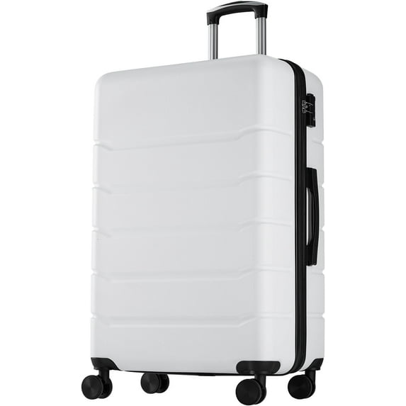 Carry on Luggage, Hard Shell ABS Suitcase with Double Spinner Wheels ...