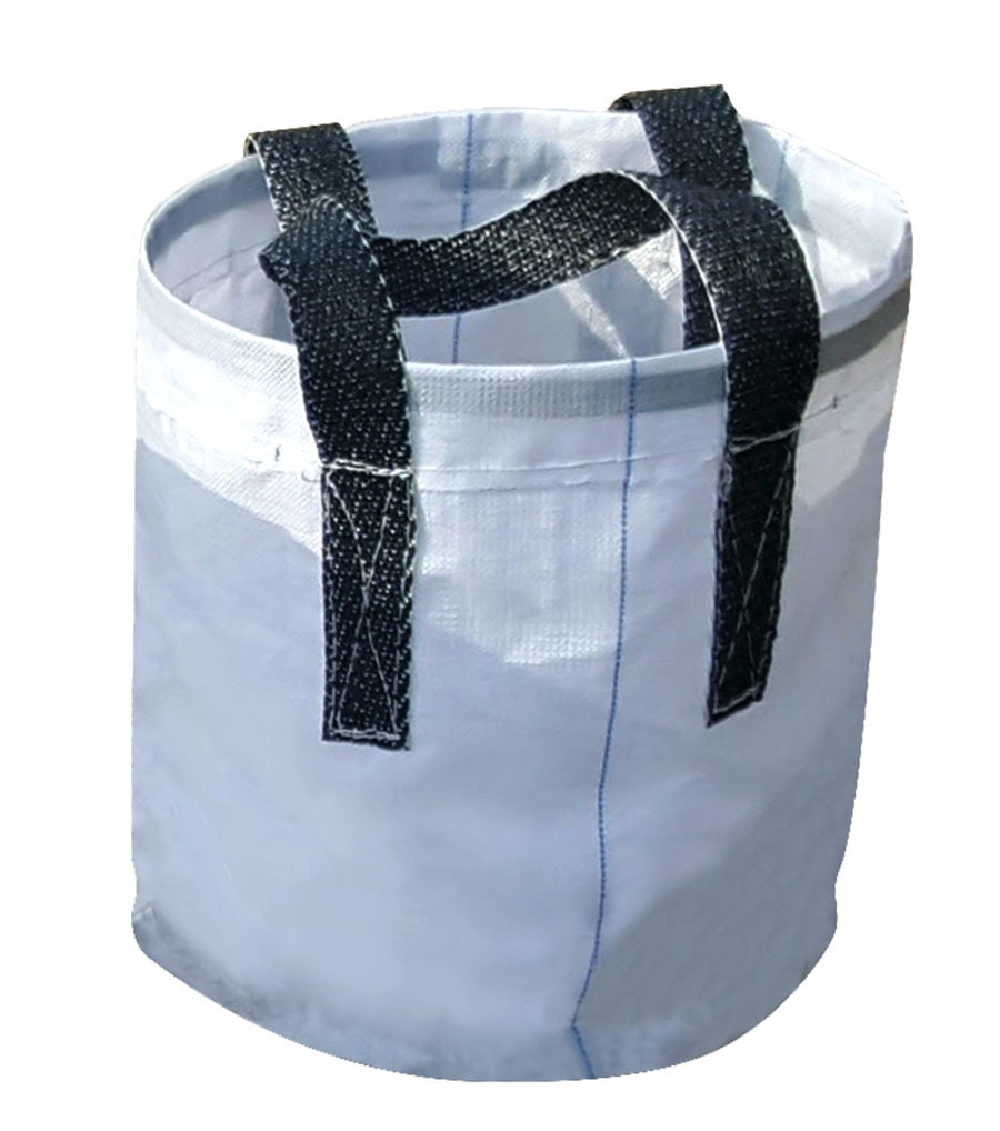 CarryAll Reusable Small Tote Bag, Round Heavy Duty Collapsible Storage ...