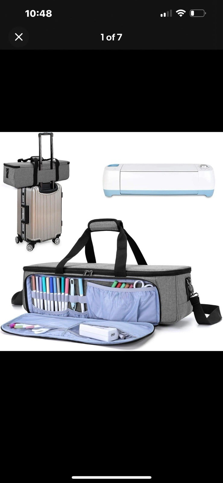 Carrying Bag For Cricut Die-Cutting Machine & Supplies Tote Bag Travel ...