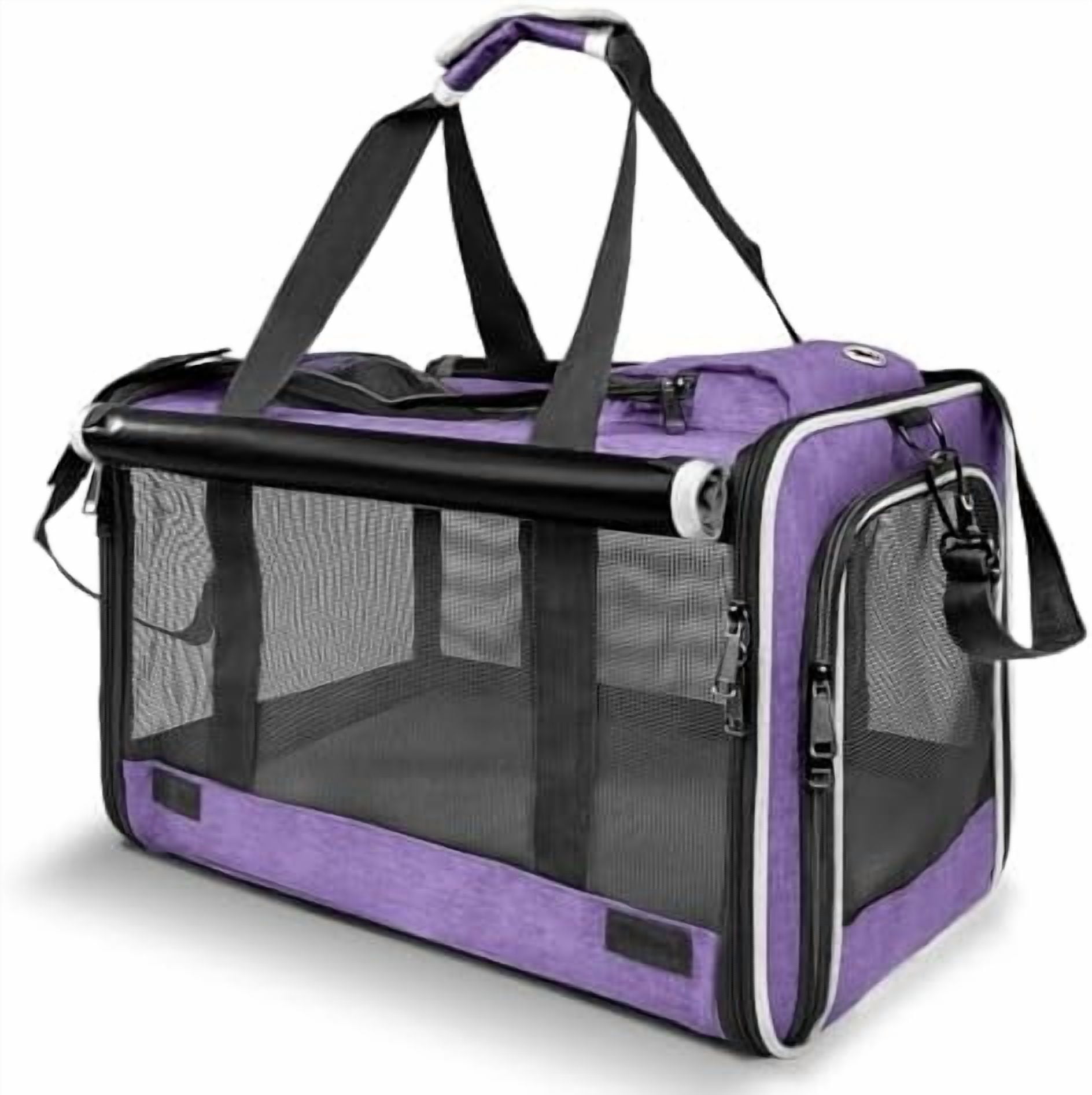 Carrying Bag for Yorkie Dog Travel Kennel Ventilated Softside Pet ...