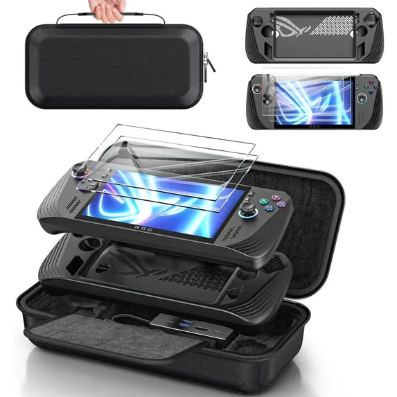 Carrying Case 3 in 1 Accessories Set Compatible with ROG Ally X 2024 ...