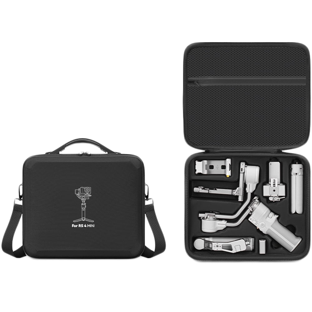 Carrying Case for DJI RS 4 Mini Gimbal Stabilizer, Portable PU Hard ...