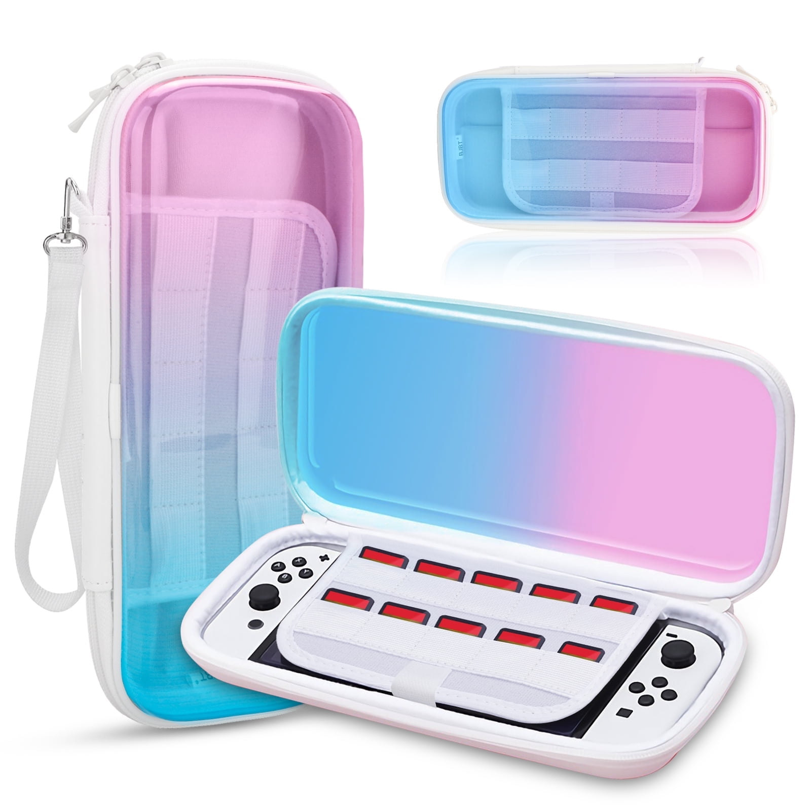 Carrying Case Fit for Nintendo Switch/Switch OLED, Portable Travel Case, Two-color Gradient ...