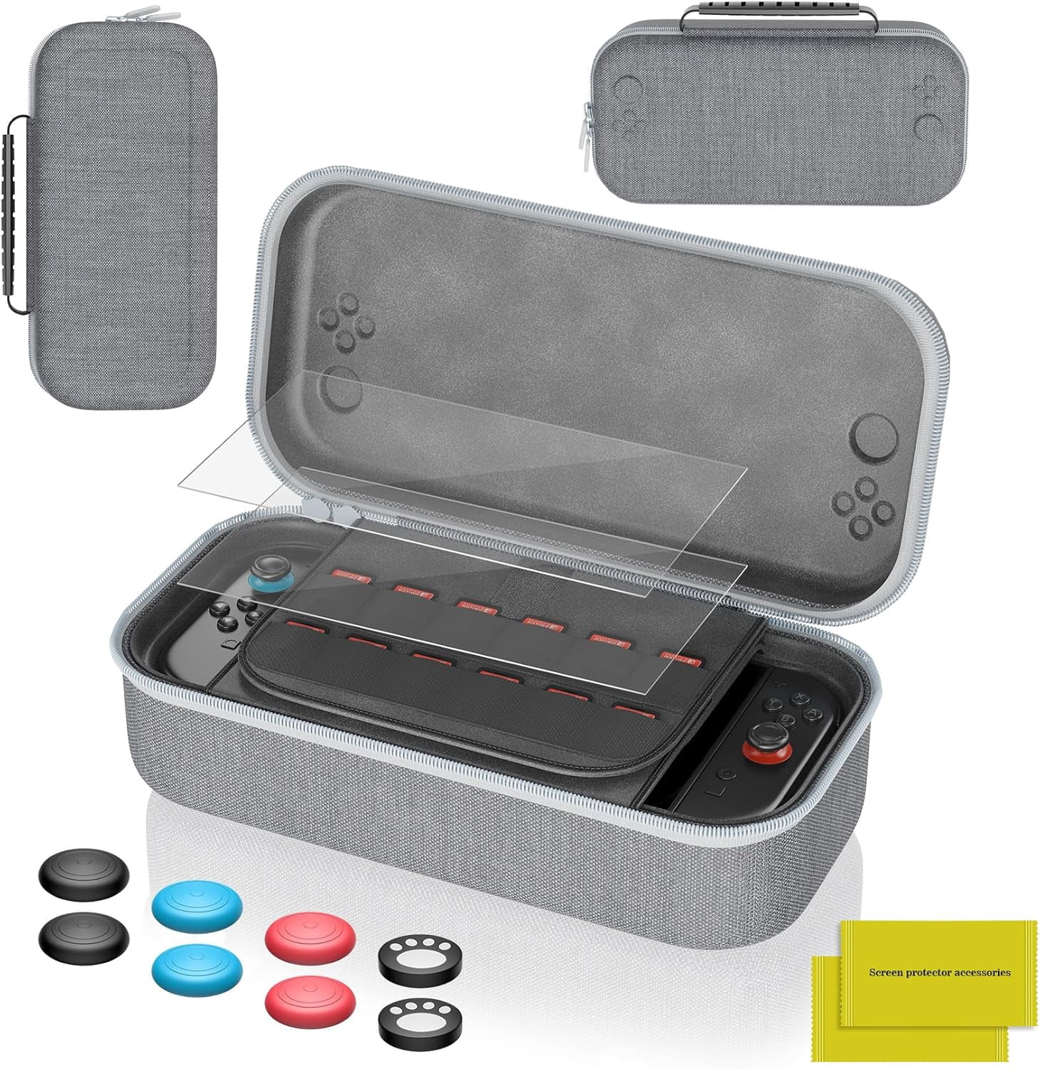 Carrying Case for Switch 2 [7.9''] 2025 with 12 Game Card Slots, Hard ...
