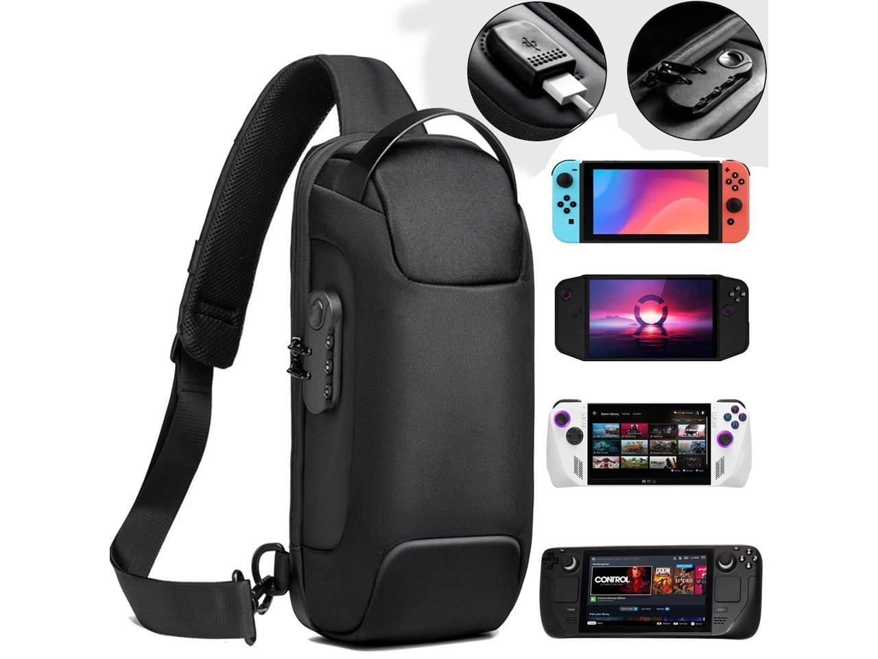 Carrying Case for Switch/Steam Deck/Steam Deck OLED/Legion Go/ROG Ally ...