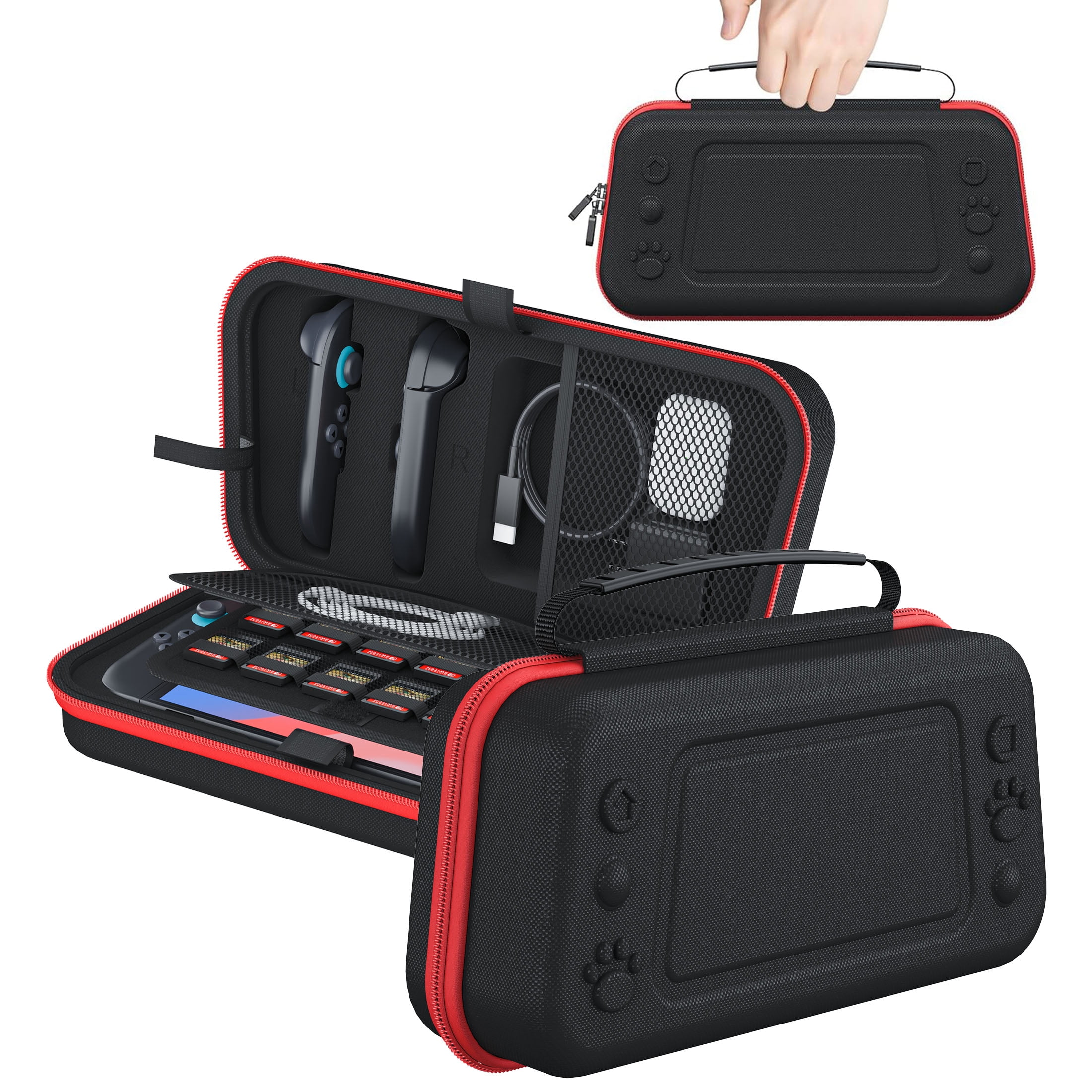 Carrying Case for N-Switch 2 Model(2025), Portable Hard Shell Pouch ...