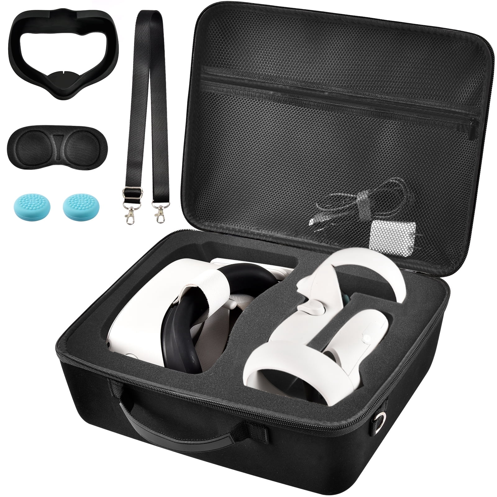 Oculus Quest 2 VR Headset & Controllers Hard Storage Carrier with ...