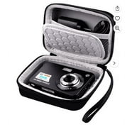 Black Digital Camera Storage Box Portable Camera Bag Cable Data Storage ...