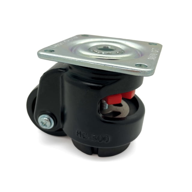 Carrymaster AC-300F Light Medium Duty Flange Leveling Caster - Walmart.com