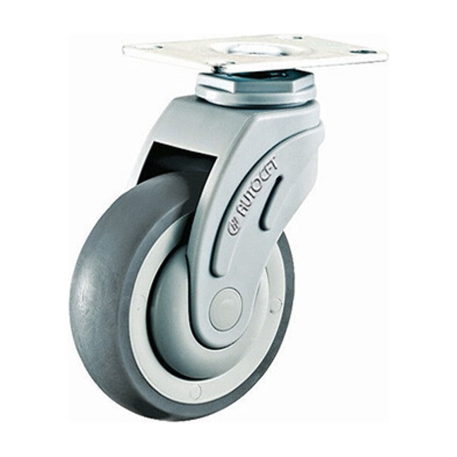 Carrymaster ACMC-76SF Light-Duty Swivel Flange Medical Plastic Caster ...