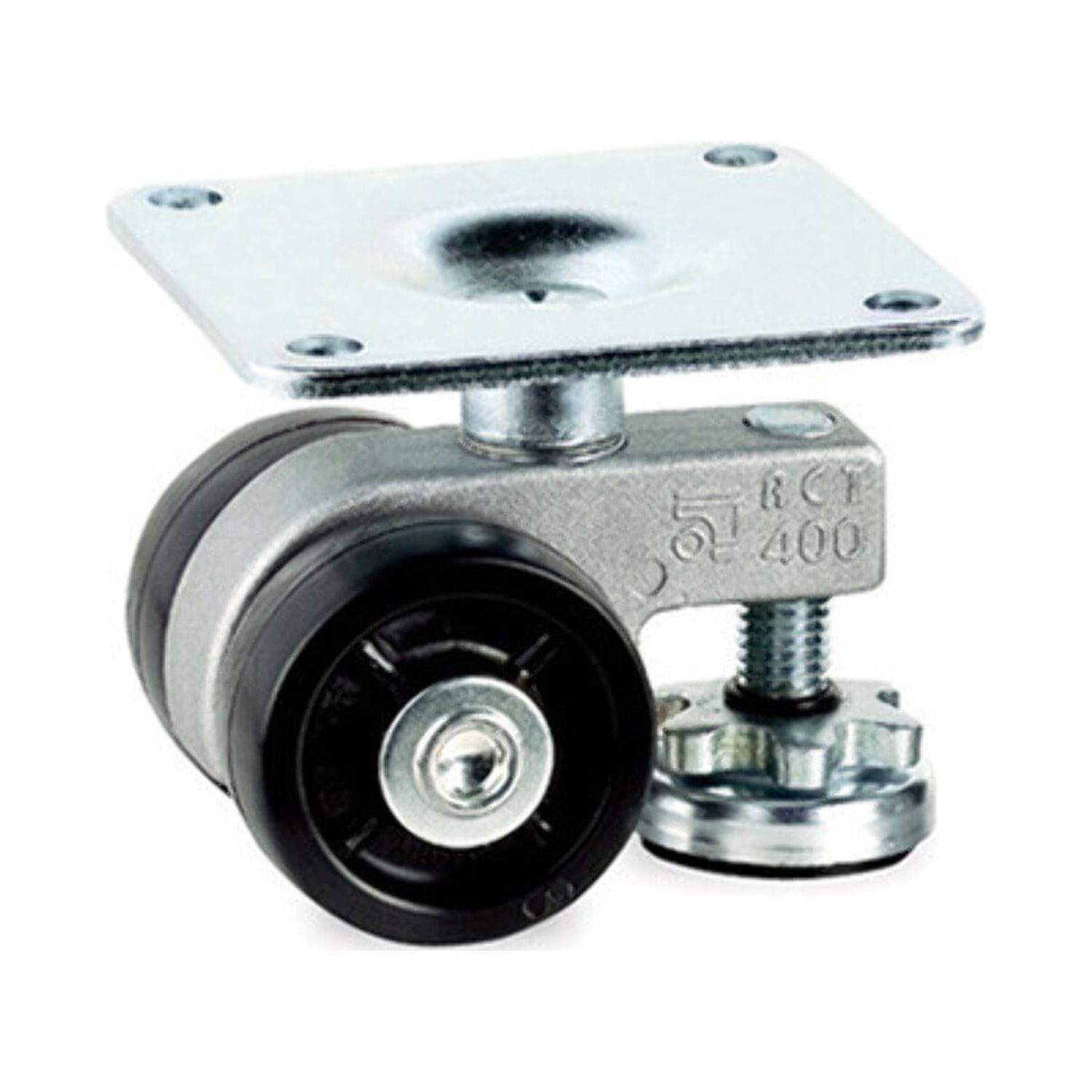 Carrymaster ACT-400F Medium-Duty Flange Leveling Caster - Walmart.com