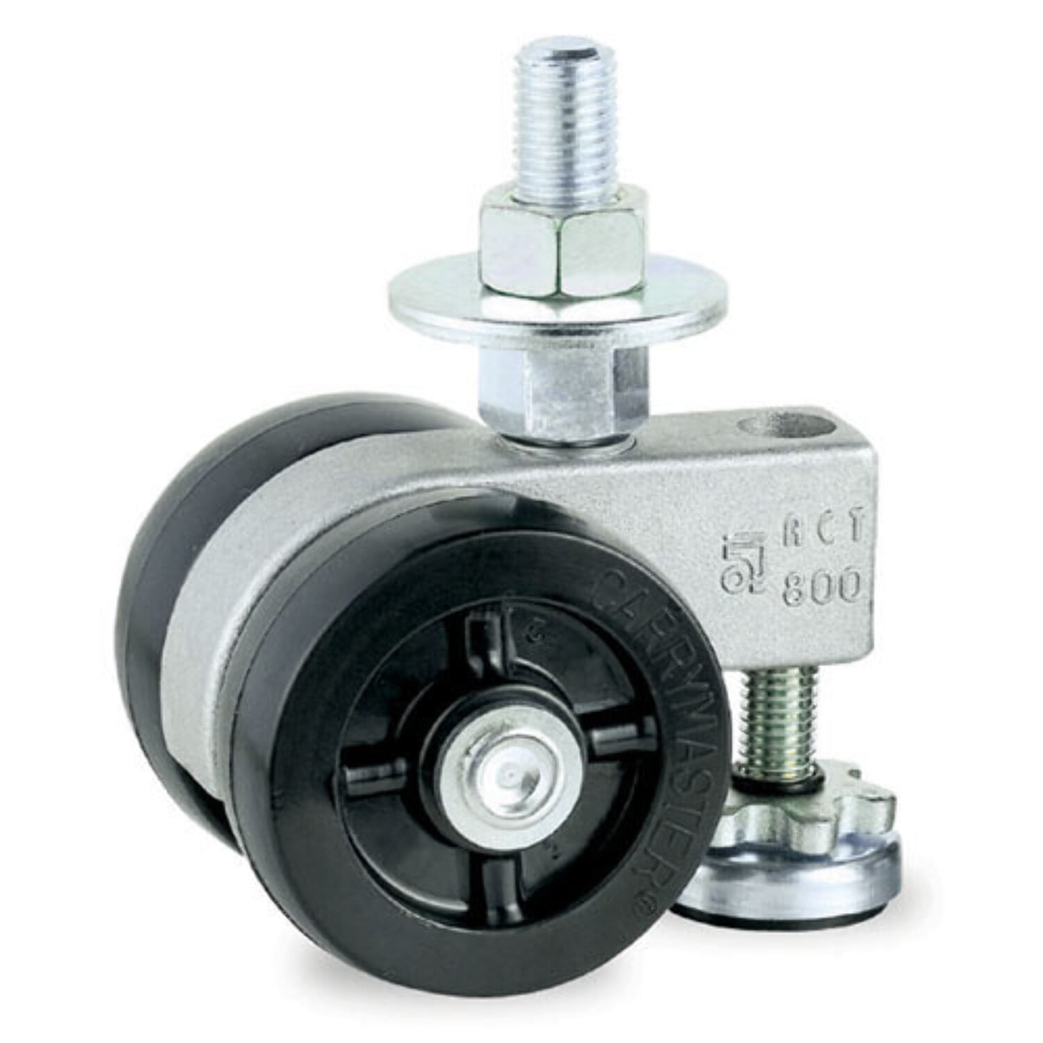 Carrymaster ACT-800S Medium-Duty Stem Leveling Caster - Walmart.com