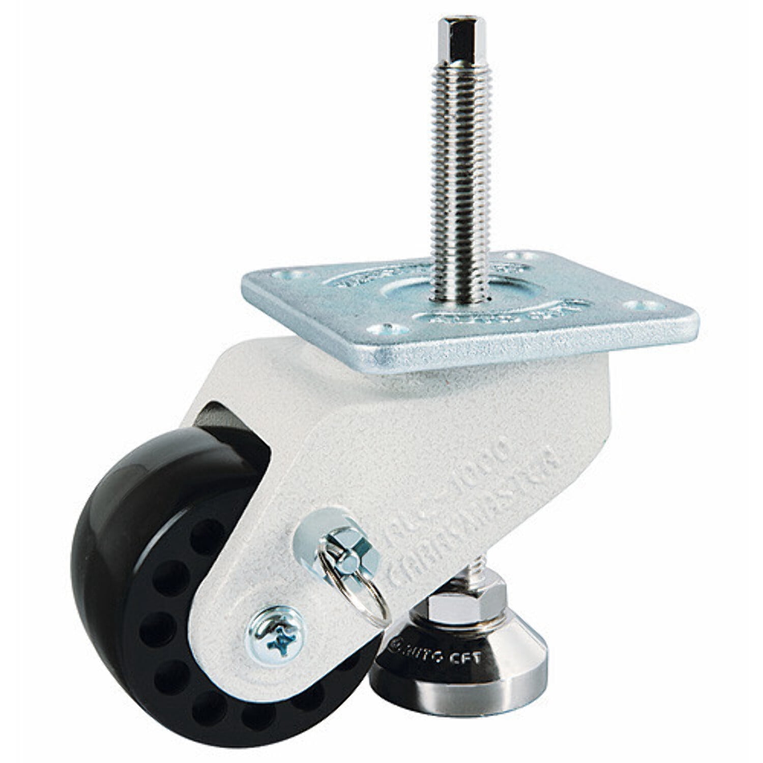 Carrymaster ALC-1000FB Medium-Duty Flange Wheel Brake Leveling Caster ...