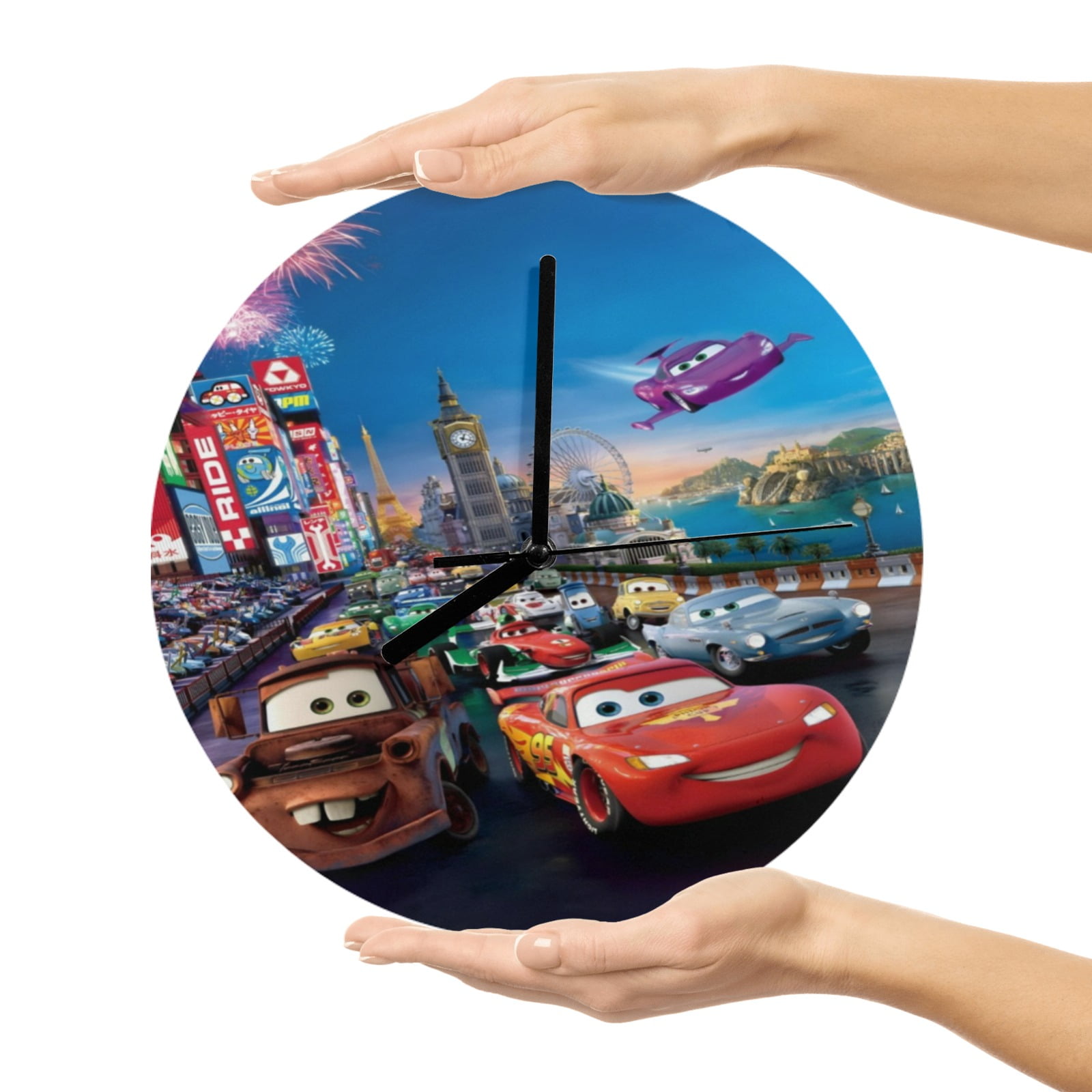 Cars 2 MDF Wall Clock（11.6"） - Walmart.com