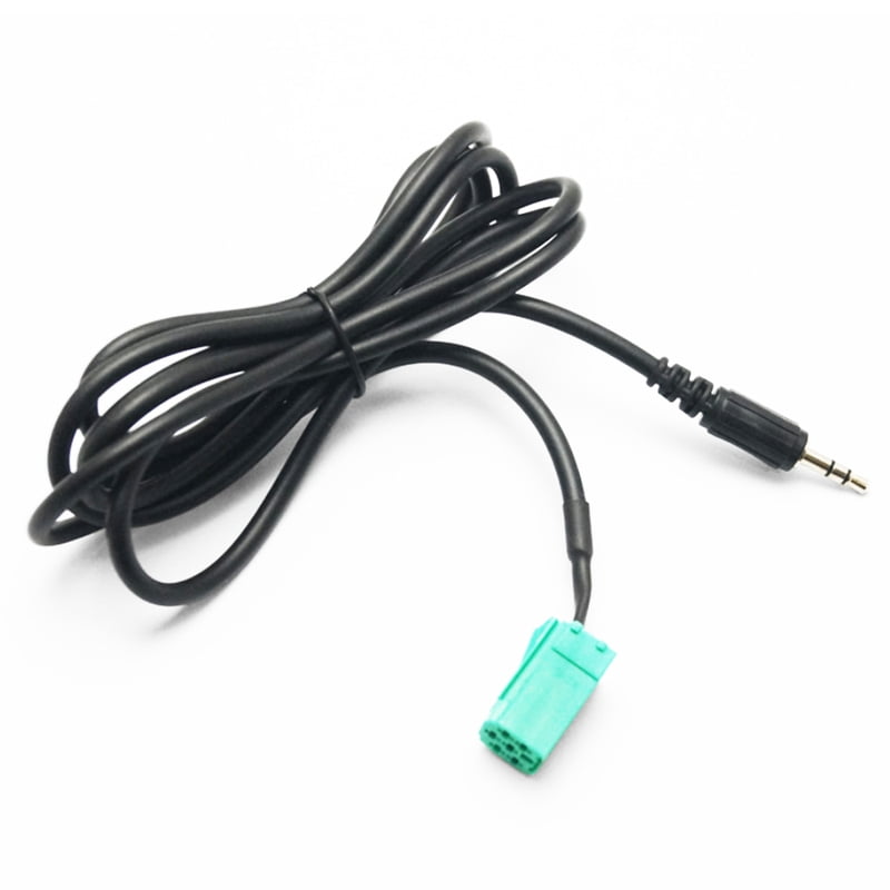 Cars 3.5mm AUX CD Stereo Audio Line Input Cable For Renault Clio Megane ...
