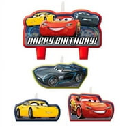 DecoPac Cars 3 inch Birthday Candles, 6 Count, - Walmart.com