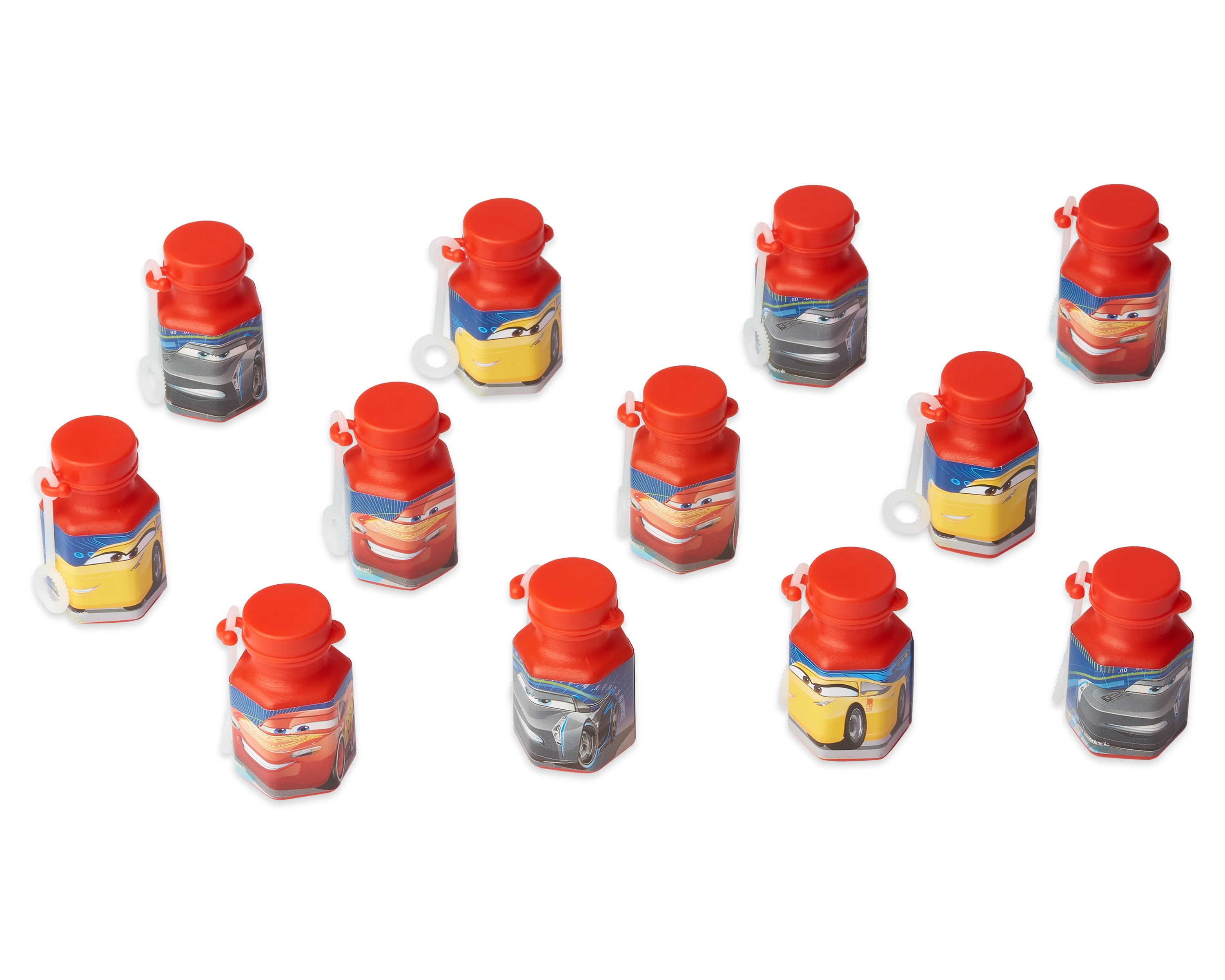 Cars 3 Party Favor Mini Bubbles, 12ct - Walmart.com