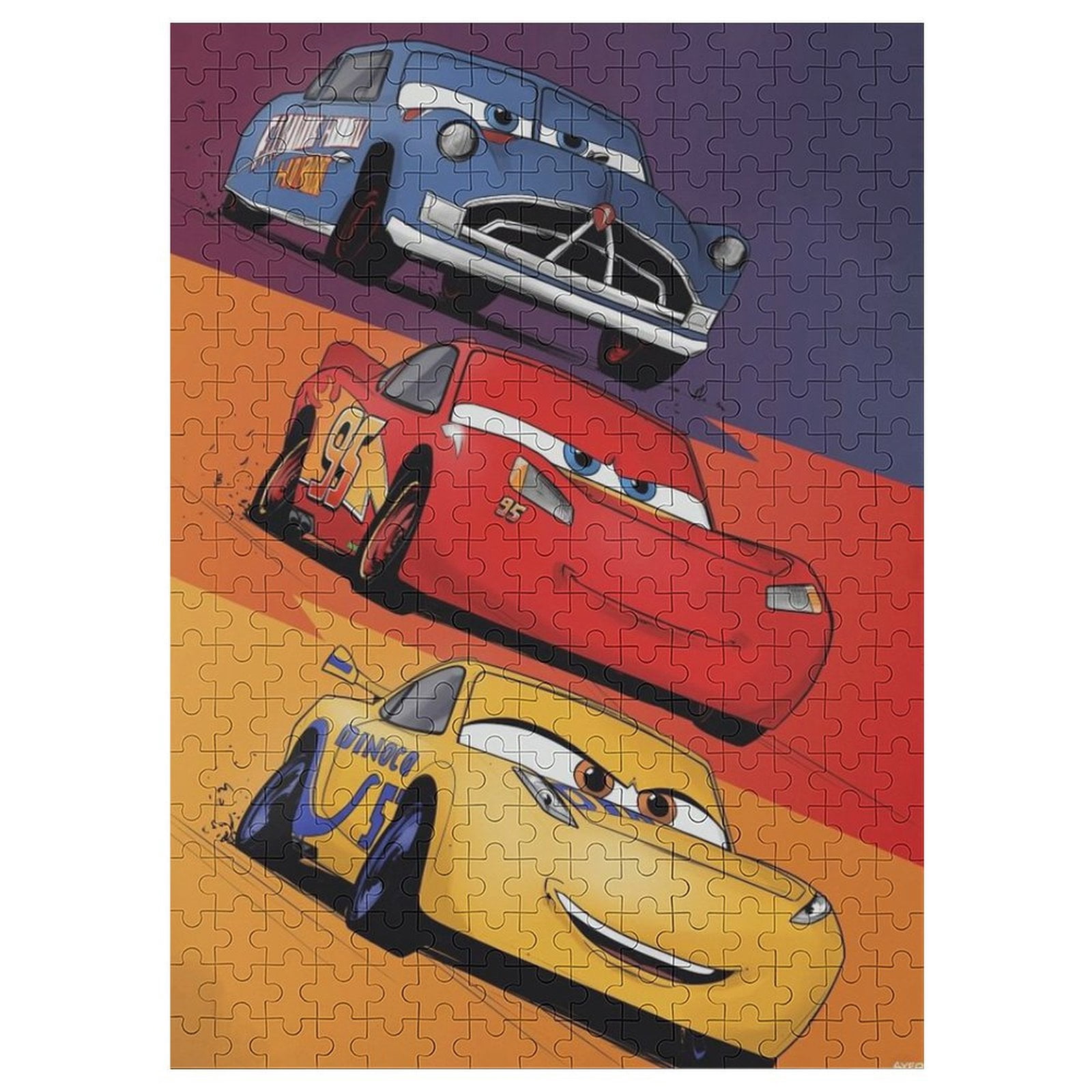 Cars 300 PCS Jigsaw Puzzle for Kids Teens - Unique Puzzle Pieces for ...