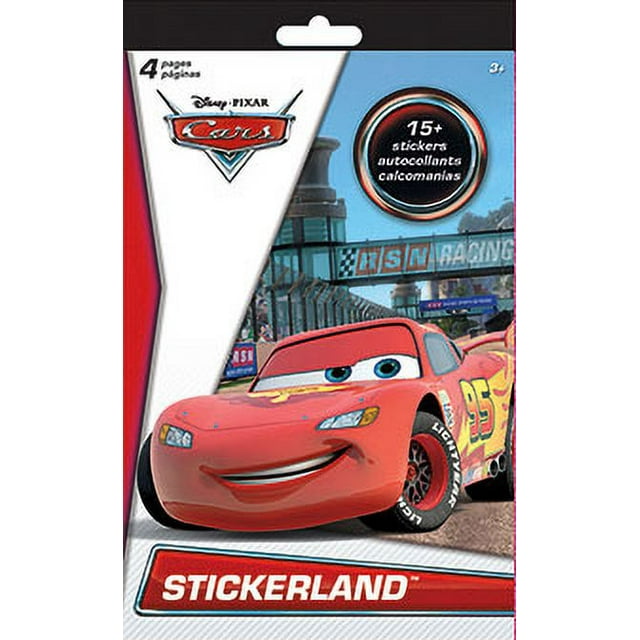 Cars 4 page Sticker pad - Walmart.com