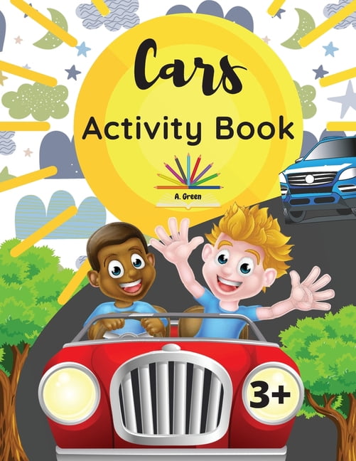Cars Activity Book : A Fun and Educational Book for Kids with Beautiful ...