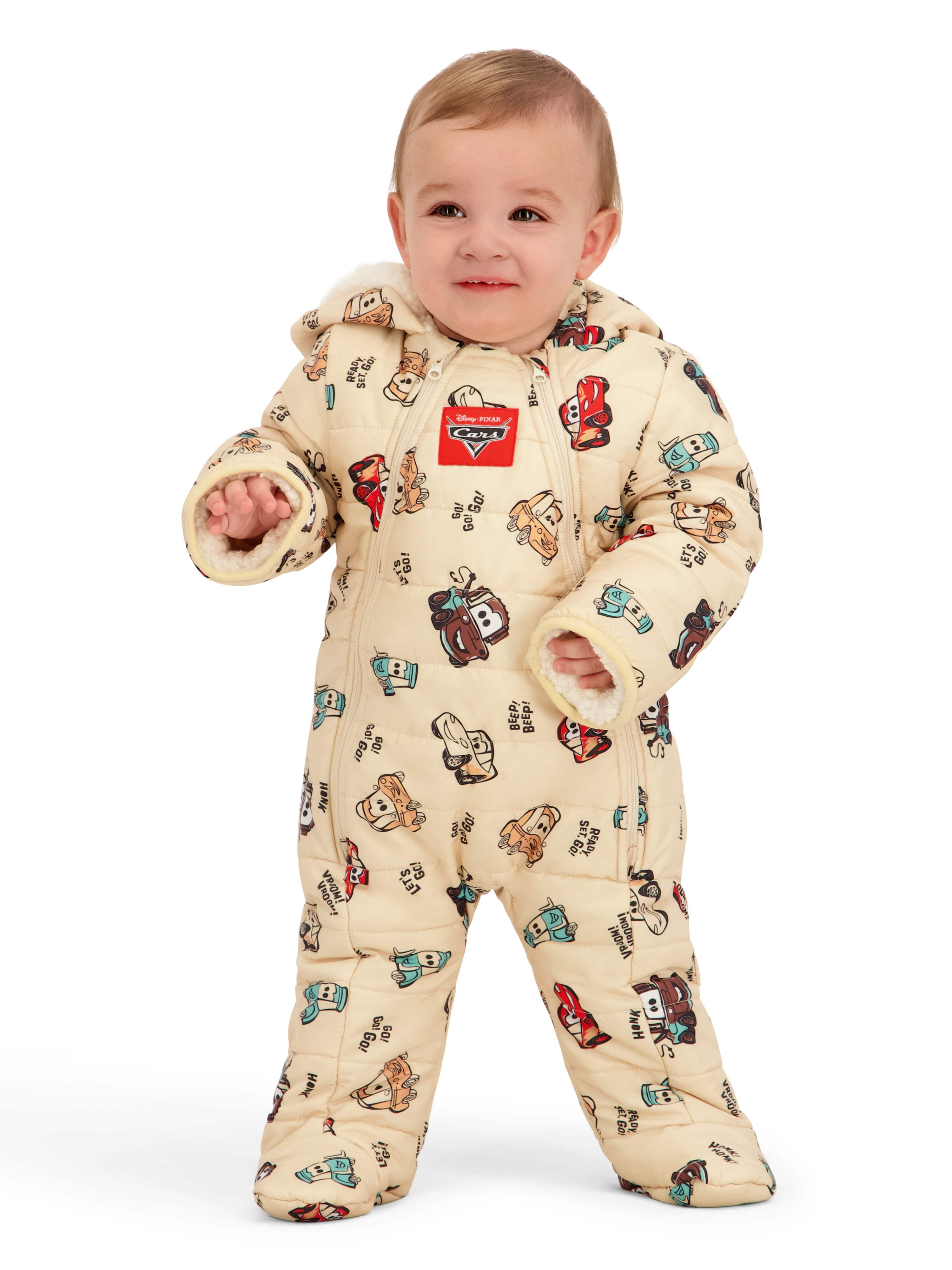 Character Baby Hooded Pram Suit, Sizes 0-9 Months - Walmart.com