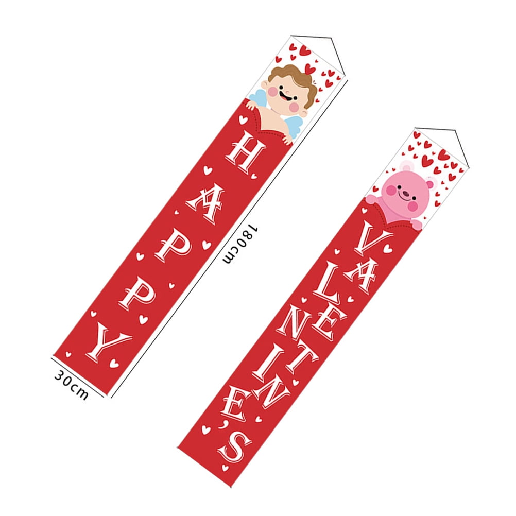 Worgeous Valentine's Day Door Banner with Lover Couplet for Decor ...