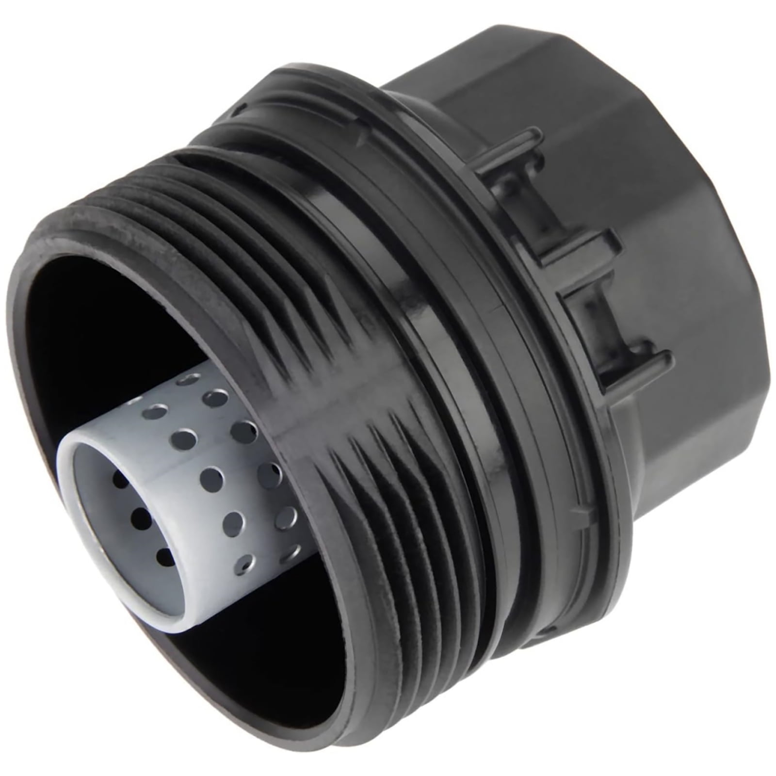 Cars Black+Silver Oil Filter Housing Cap OE 15620-37010 for Lexus ...