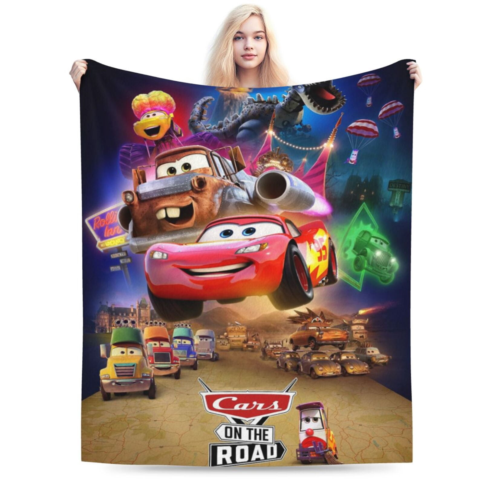 Cars Blanket, Super Soft Throw Blanket for Bed Couch Sofa, Cozy Plush ...