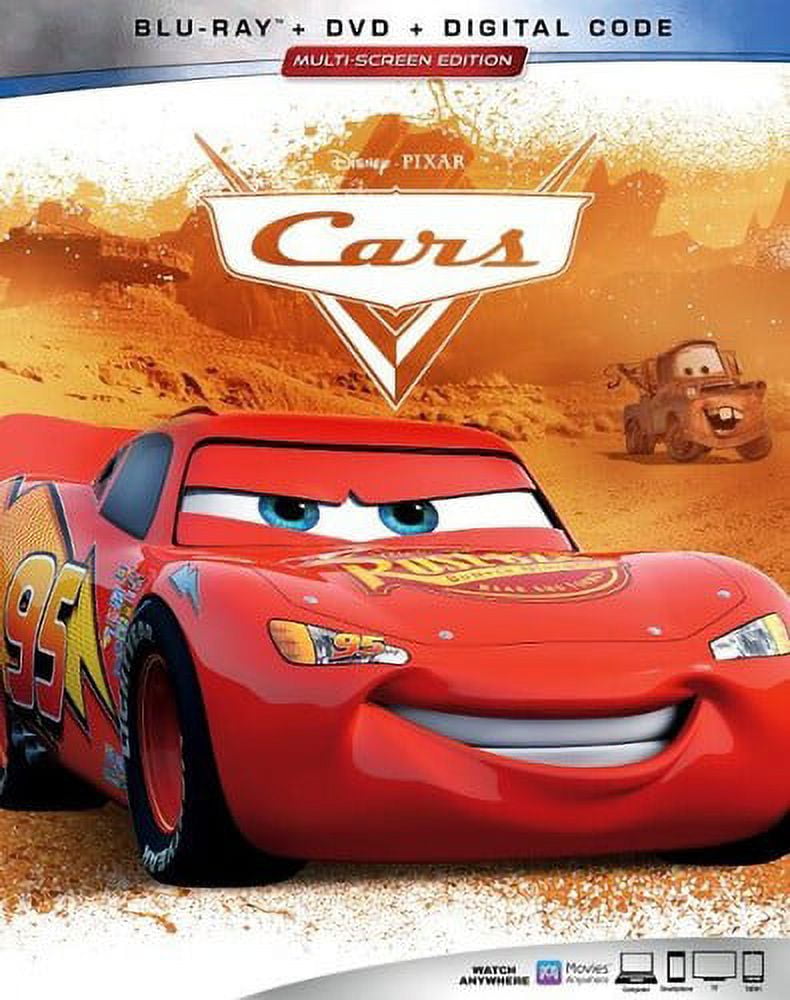 Disney Pixar Cars Movie: Kids & Family Edition (Blu-ray + DVD + Digital ...