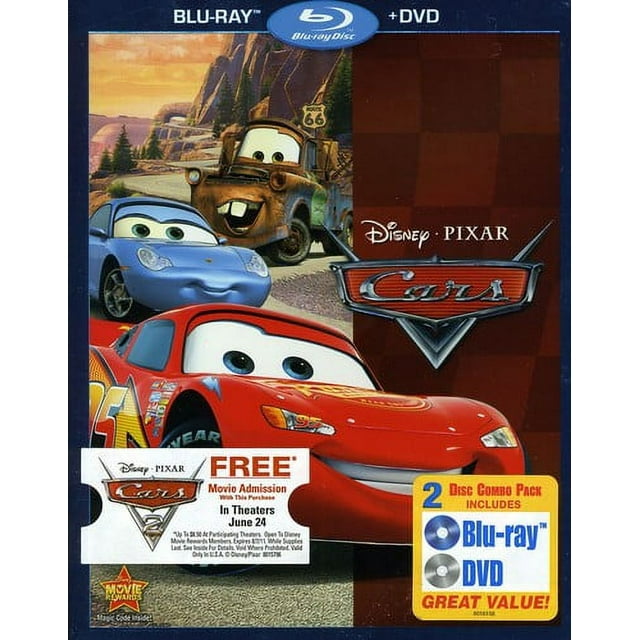 Cars (Blu-ray + DVD) - Walmart.com