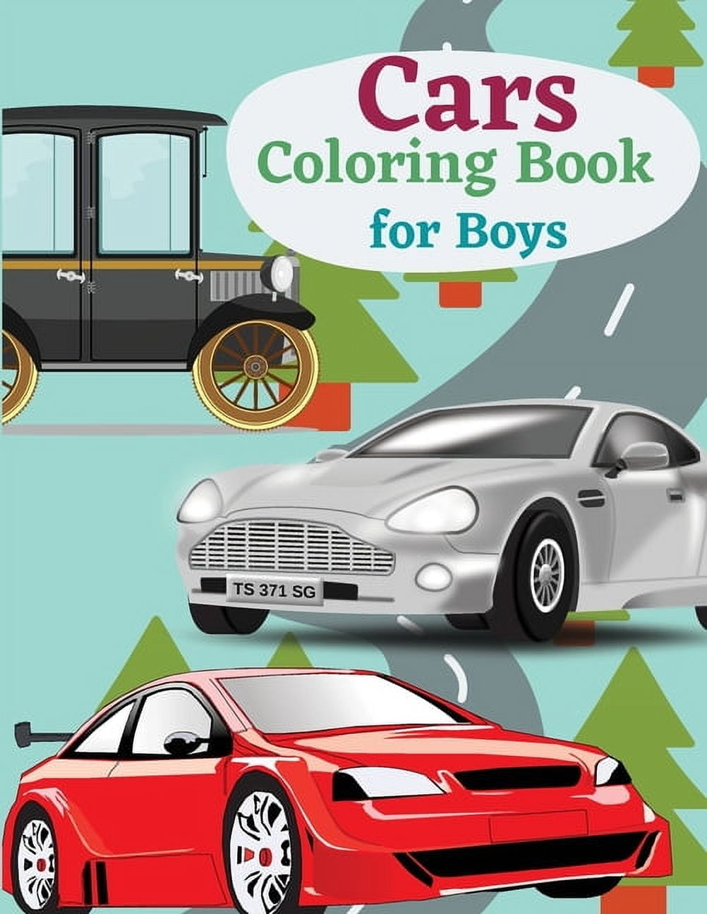 Cars Coloring Book for Boys: Coloring Book Vehicles | Preschool ...