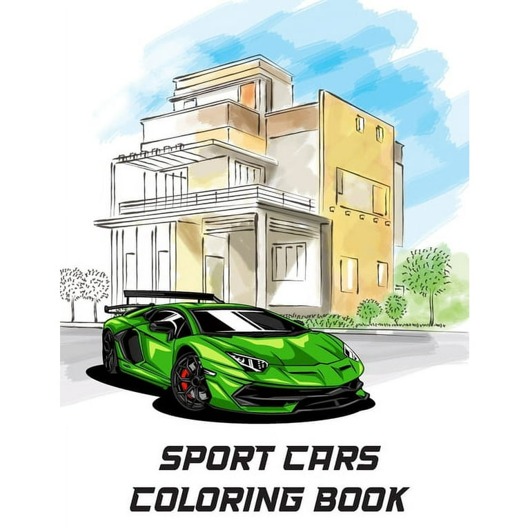 printable coloring pages exotic cars