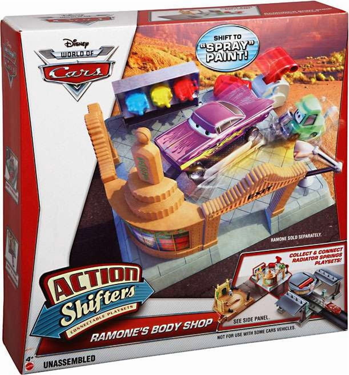 Disney / Pixar Cars Action Shifters Ramone's Body Shop Playset ...