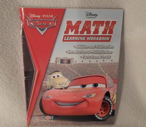 Pre-Owned Cars Disney Pixar Math Learning Workbook - Walmart.com
