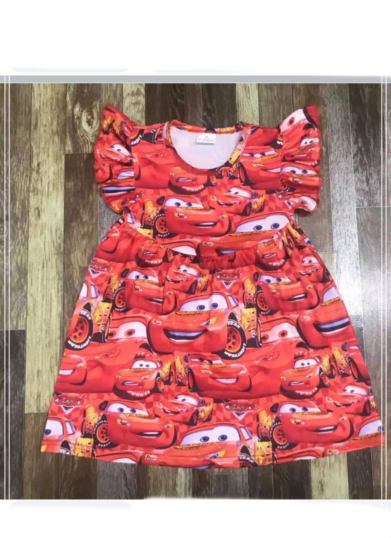 Cars Dress Cotton Toodler and Girls - Walmart.com