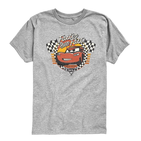 Cars - Faster Than Fast - Youth Boys Short Sleeve Graphic T-Shirt ...