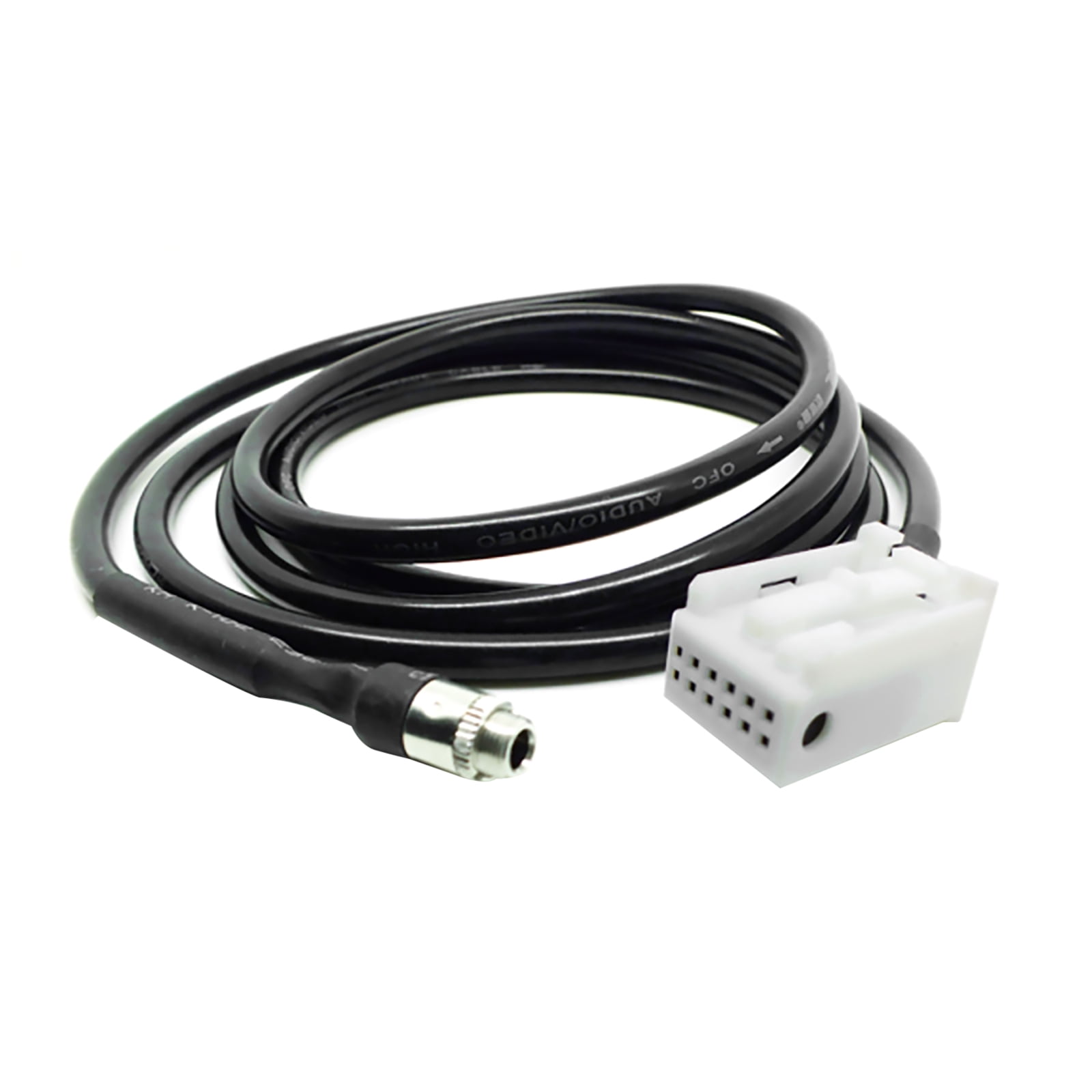 Cars Female AUX Auxiliary Audio Input Cable Adapter Easy Replacement ...