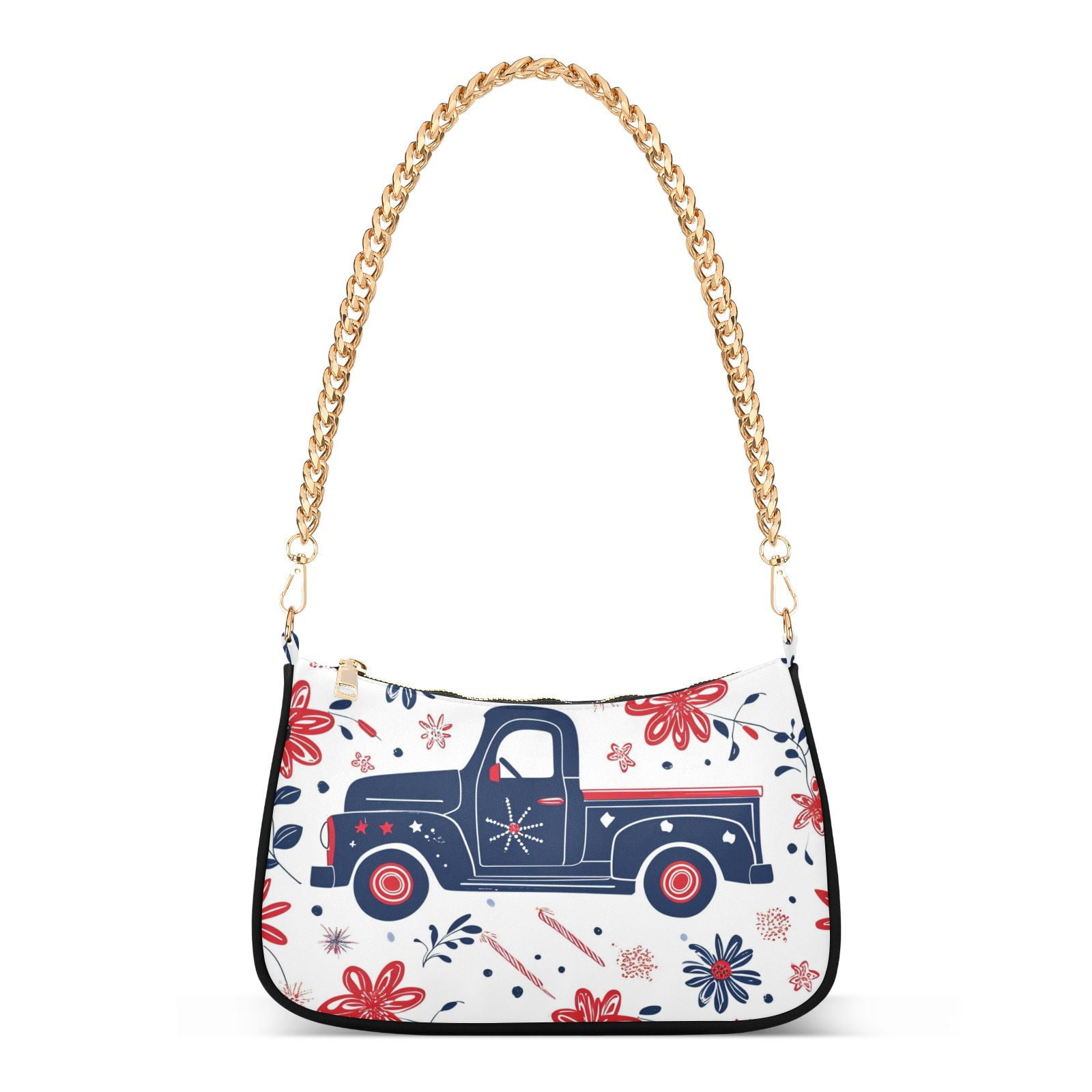Cars Flowers FloralWomen Small Shoulder Bag Crossbody Tote Hobo Bags ...