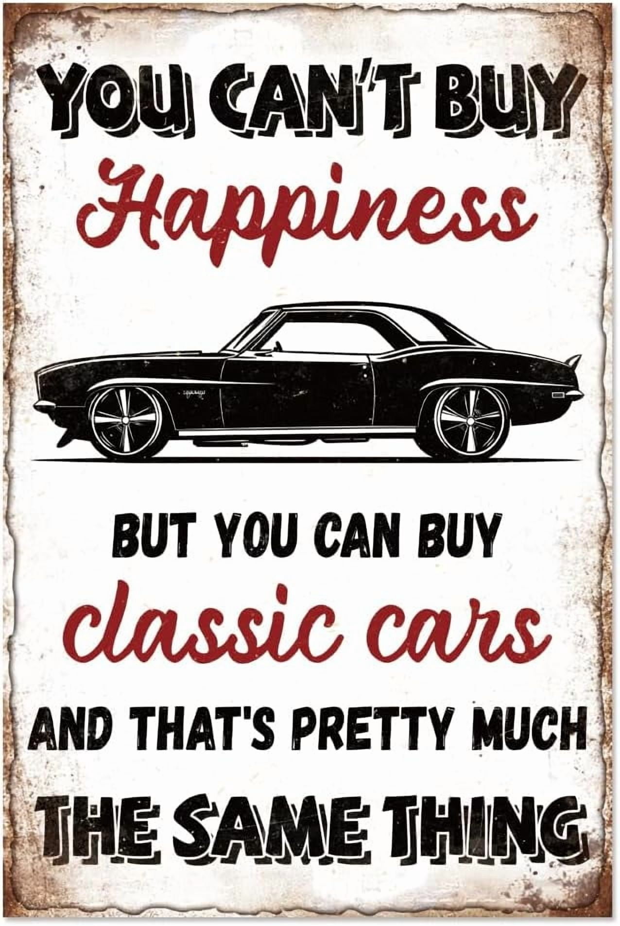 Cars Garage Vintage Metal Tin Sign 7.9x11.8 Inch You Can't Buy ...