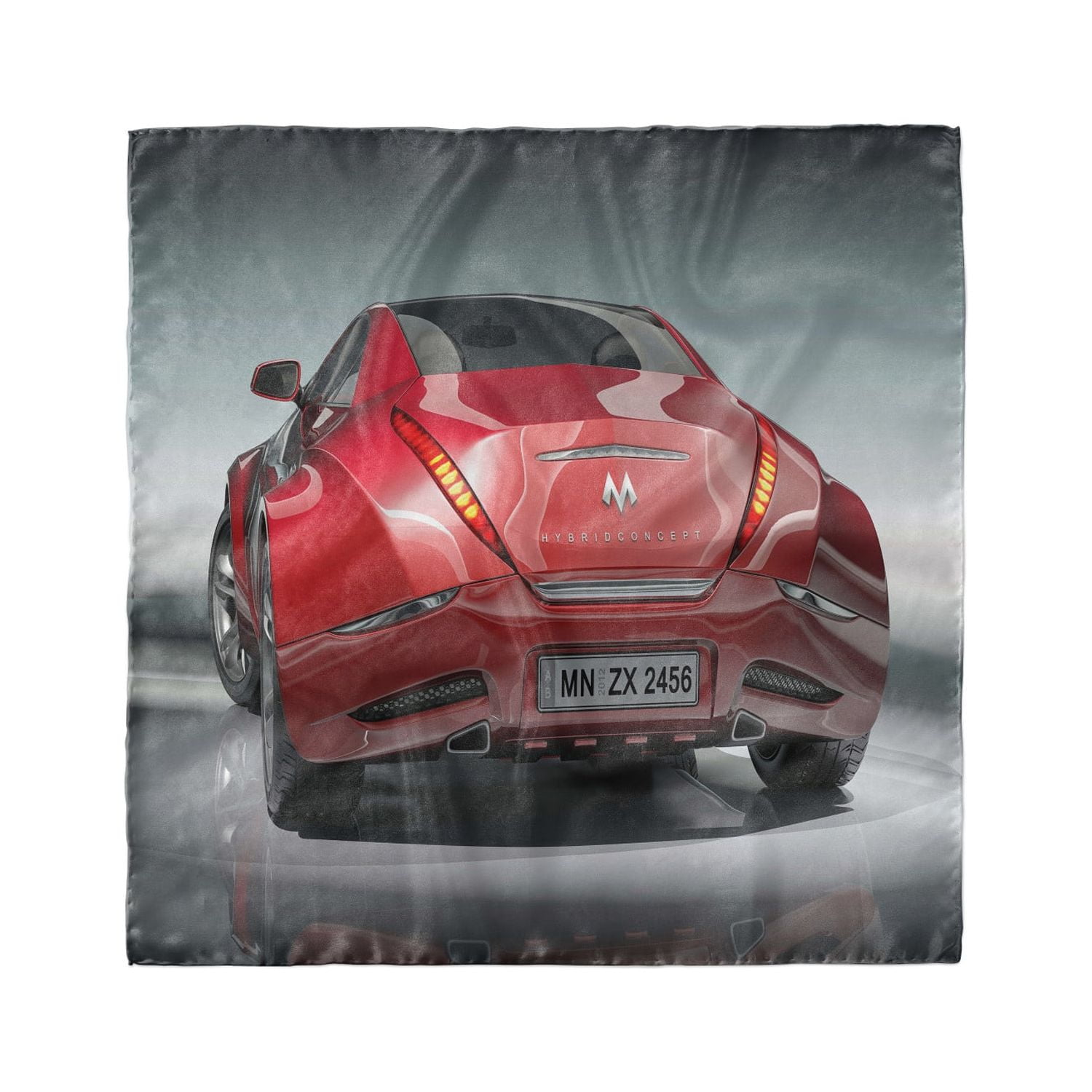 Cars Head Scarf, Sports Car Powerful Engine, Head Wrap, 3 Sizes, by ...