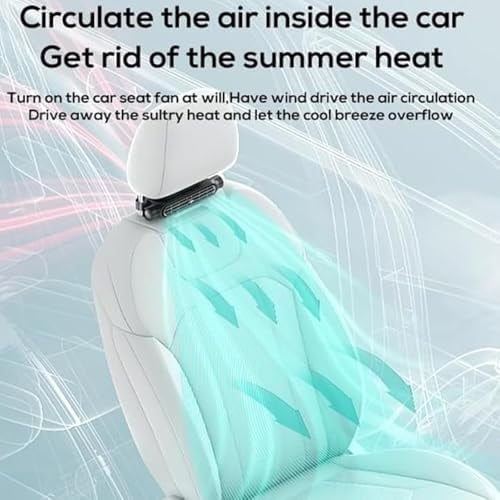 Cars Headrest Fans, Fan for Cars Back Seats, Cars Cooling Fanfor Back ...