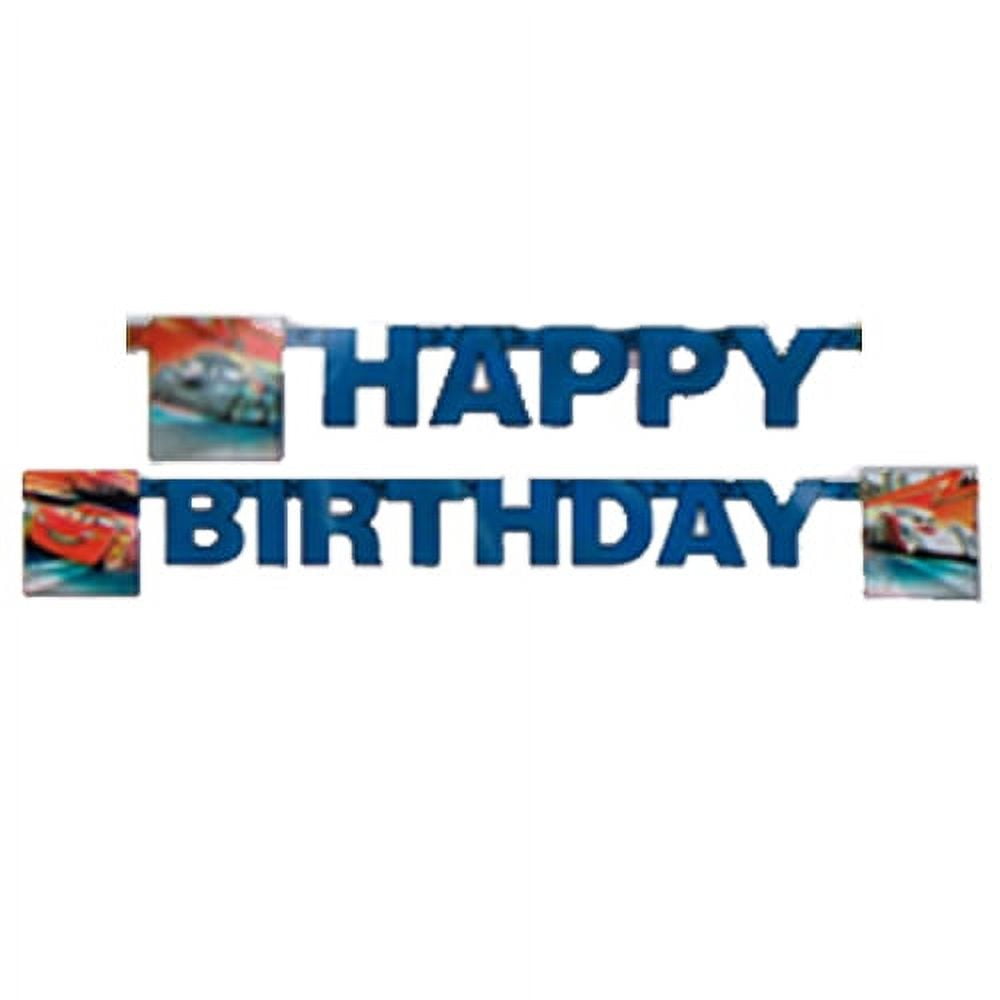 Cars 'High Velocity' Happy Birthday Banner (1ct) - Walmart.com