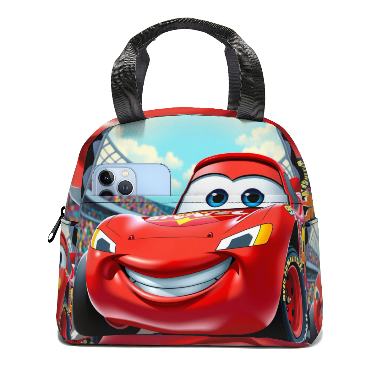 Cars Insulated Lunch Box Unisex Reusable Lunch Box Portable Thermal ...