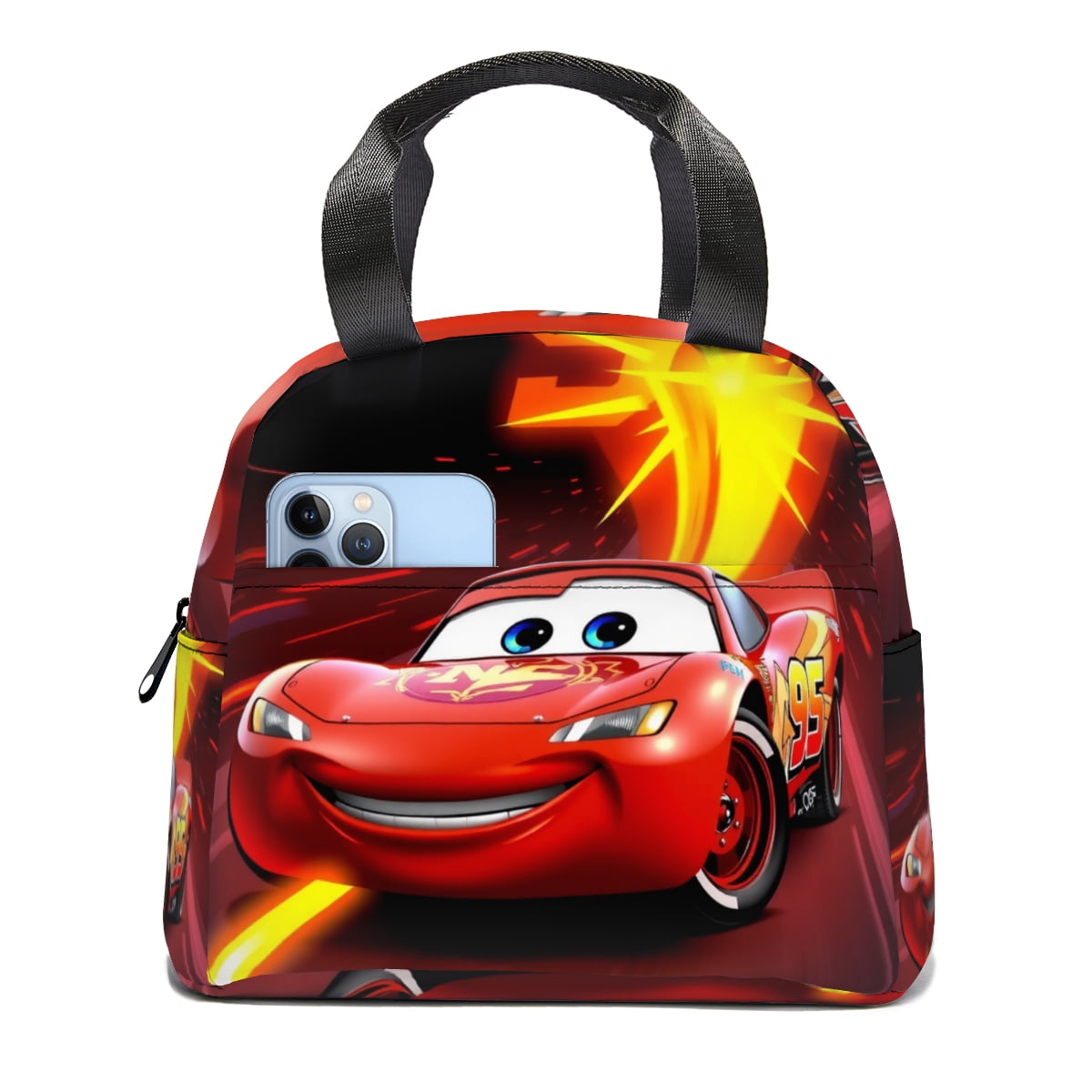 Cars Insulated Lunch Box Unisex Reusable Lunch Box Portable Thermal ...