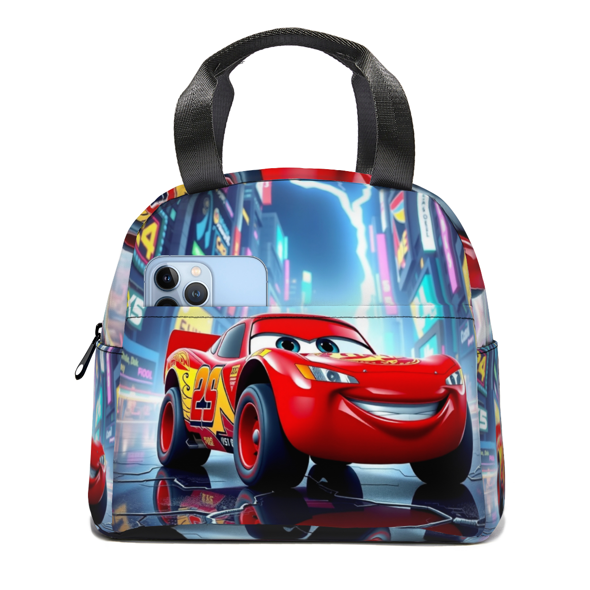 Cars Insulated Lunch Box Unisex Reusable Lunch Box Portable Thermal ...