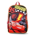 Cars Kids 17" Light Up Lightning McQueen Backpack, Multi-Color ...