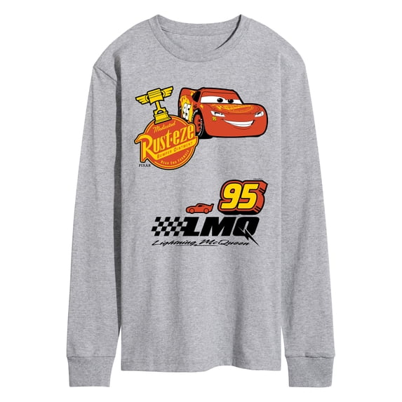 Cars - LMQ Icons - Men's Long Sleeve Graphic T-Shirt - Walmart.com